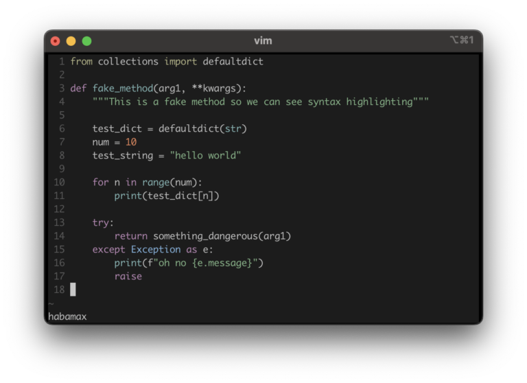 Every Built-In Vim Color Scheme (with screenshots) | Justin Joyce